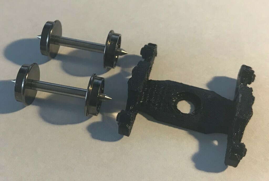 🚆 Truck's Fore 33Inc Metel Axles Wheels HO Scale 01・Free 3D File for ・Cults